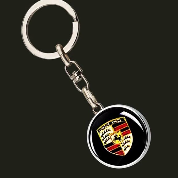 Porsche | Accessories | Porsche Crest Keychain Stuttgart 91 718 Taycan ...
